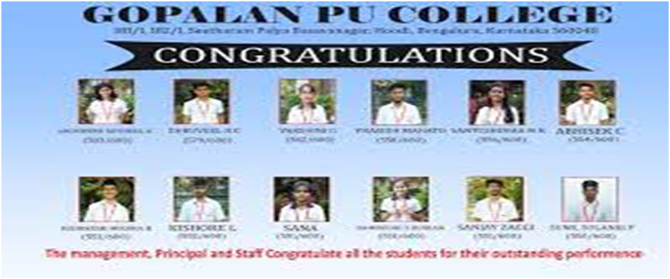 GOPALAN PU COLLEGE, Whitefield, Bengaluru – Education Karnataka